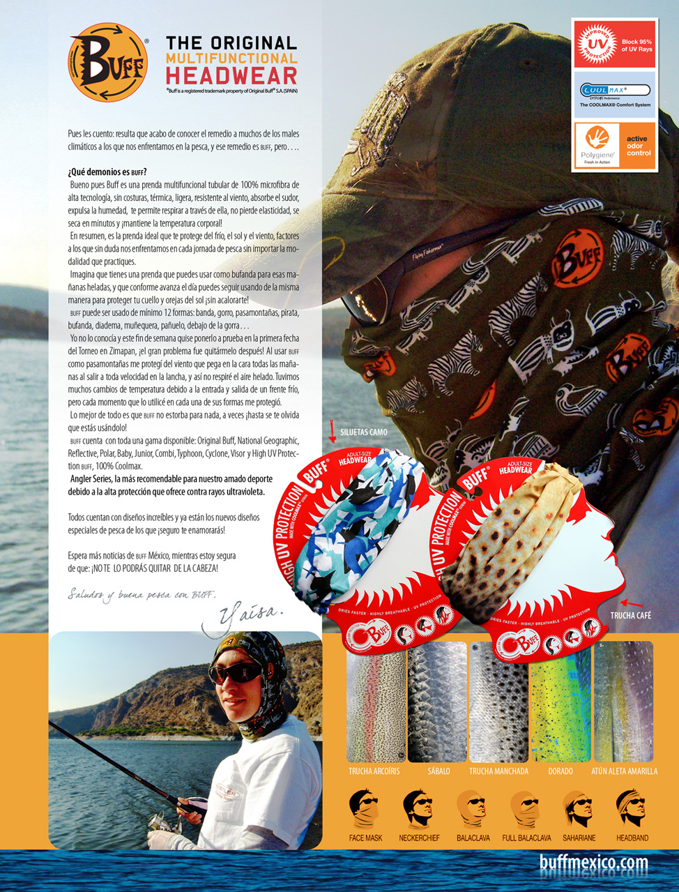 Donde Pescar :: Pide tu Buff en Anglers Bass House